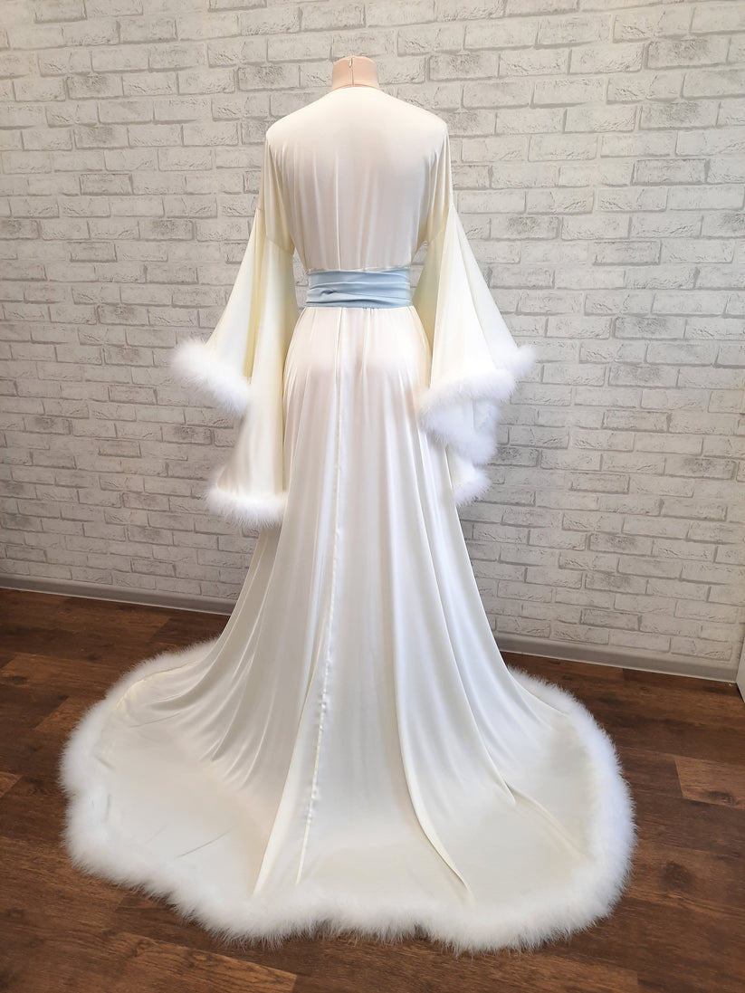 Rich widow robe in satin, pop culture edition – Woman's Armor Workshop